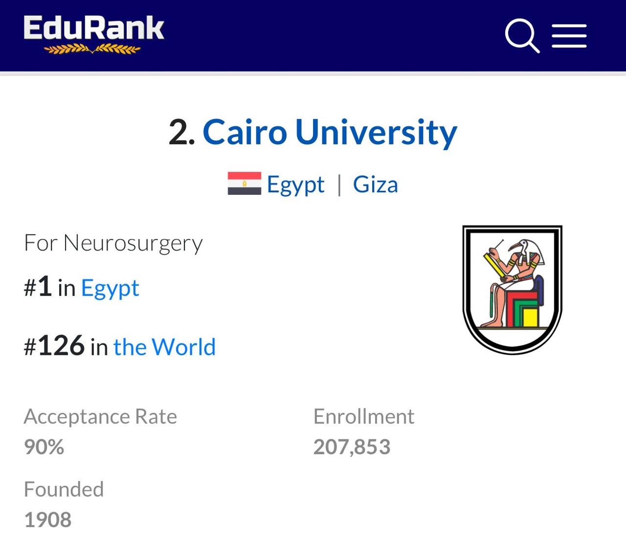 طب قصر العيني تتصدّر الجامعات المصرية وتحتل المركز الثاني إفريقيًا في ...
